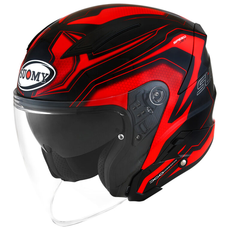 SPEEDJET READY Red kaciga | Maxmoment